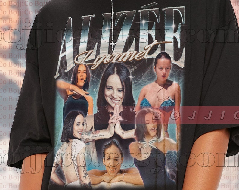 Alizee Lyonnet Homage Vintage Shirt pays tribute to the French singer ...