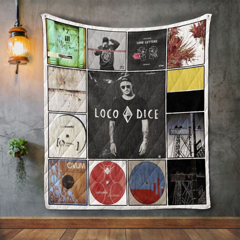 Loco Dice Album Covers Quilt Bedding Set - Perfect For Music Lovers ...