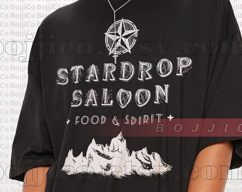 Stardrop Saloon Gaming Shirt for Fans of Stardew Valley and Pixel Art ...